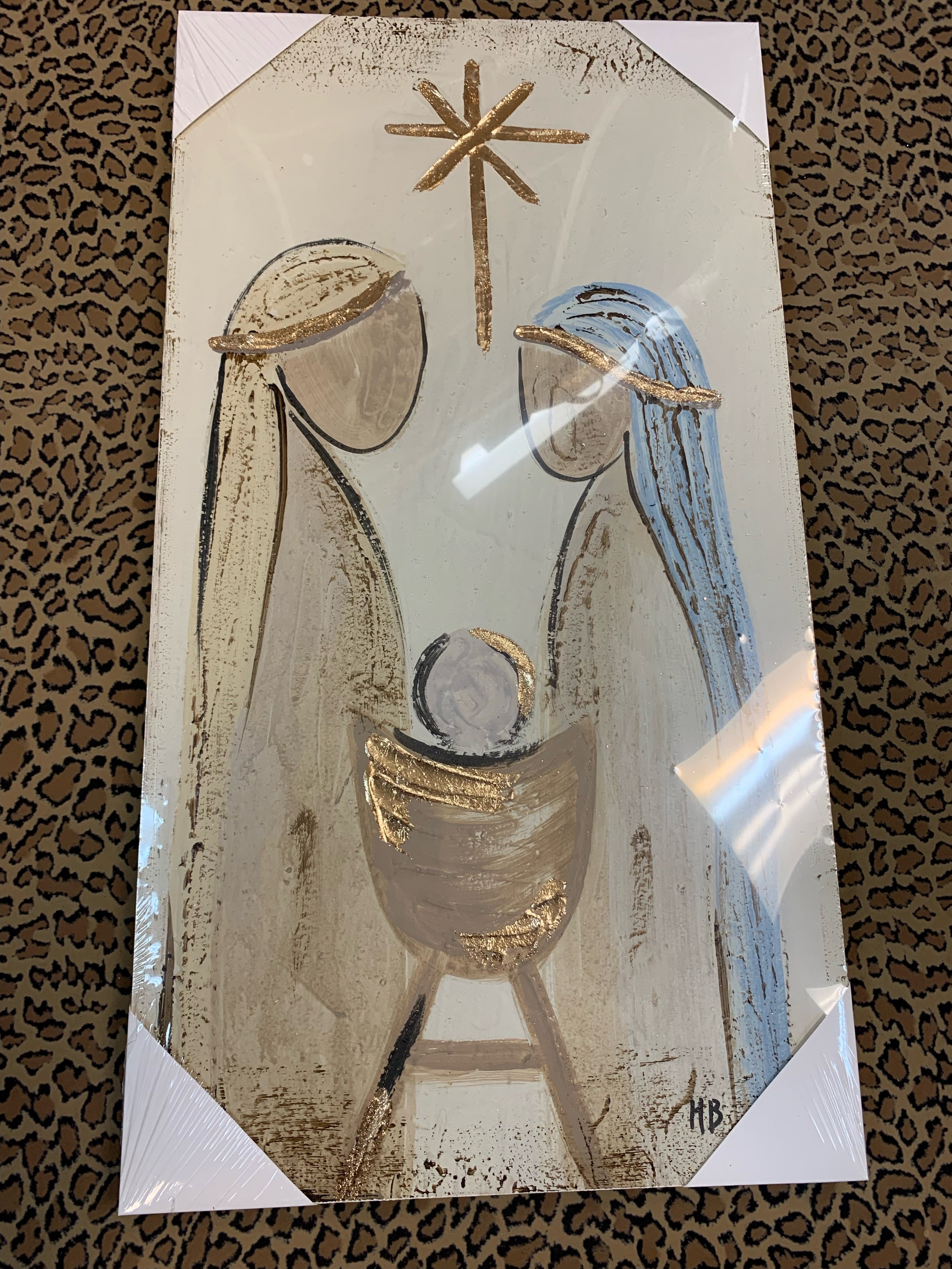26" Holy Family Textured Block – Persnickety Unique Gifts